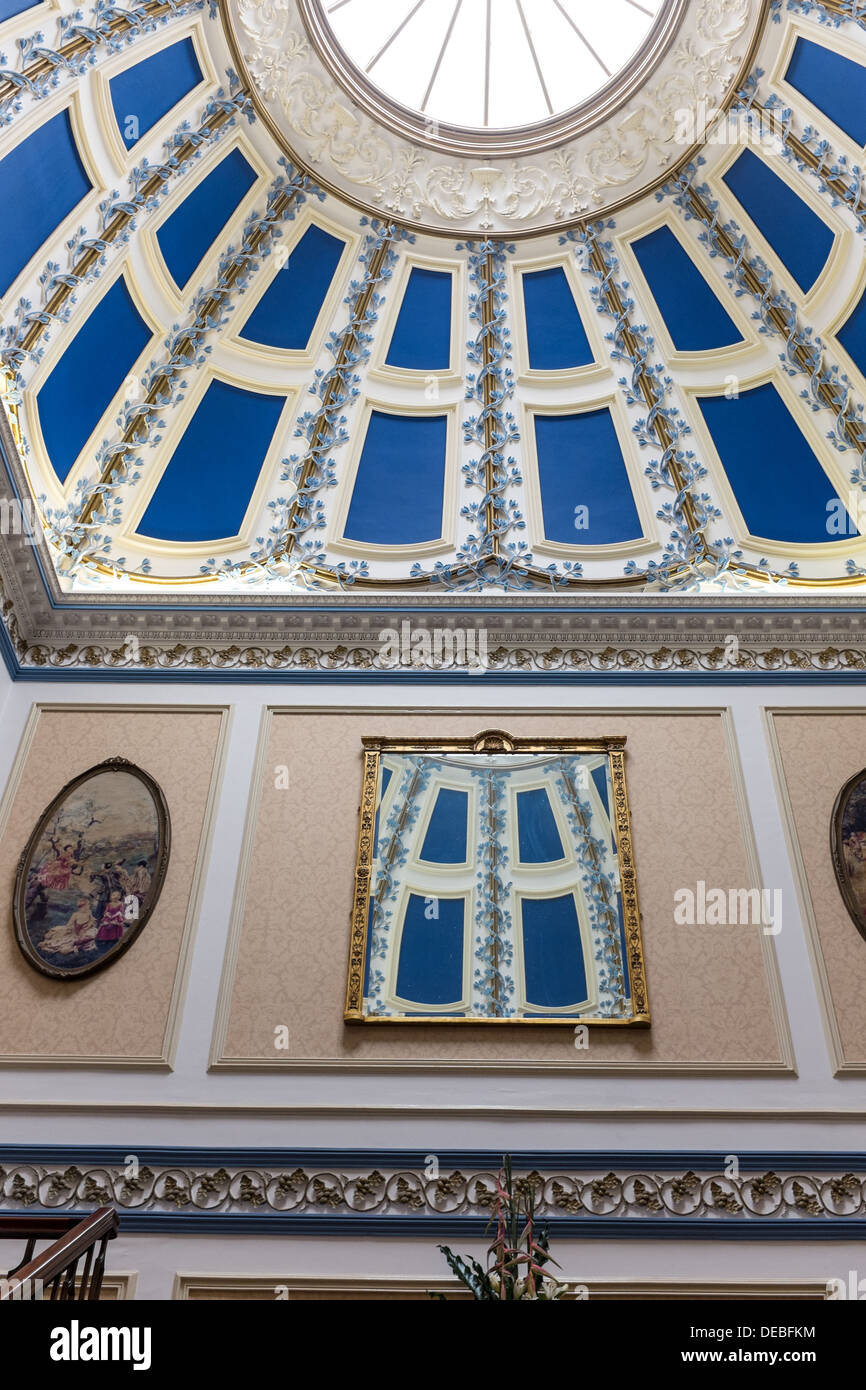Domed ceiling above grand staircase in Shrigley Hall Hotel, Golf and ...