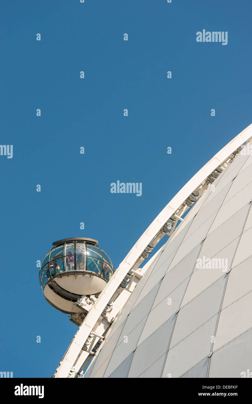 Detail of Stockholm Globe Arena, a sphere shaped stadium for concert ...