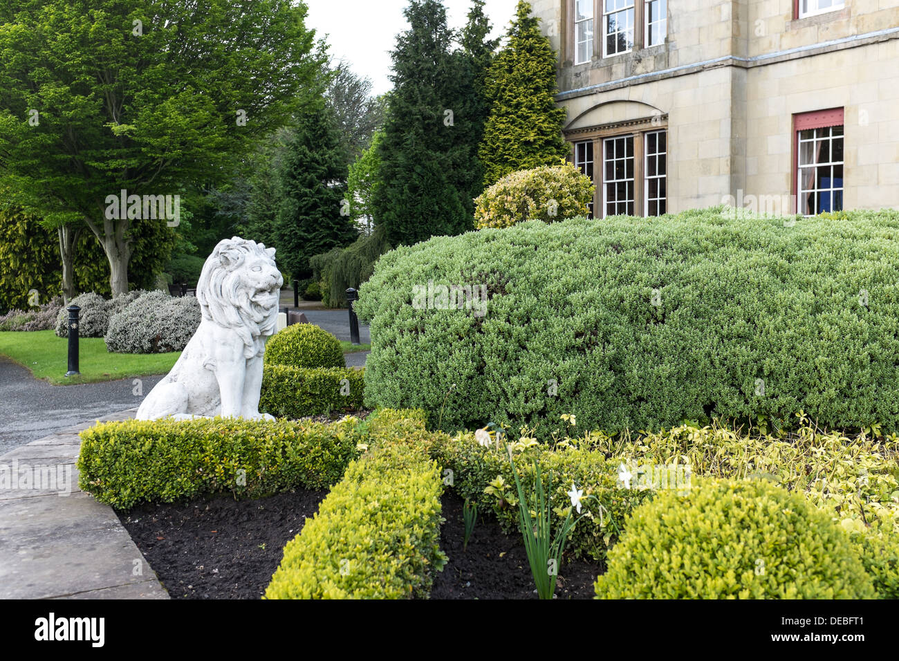 Shrigley Hall Hotel entrance area, Golf and Country Club, Pott Shrigley ...