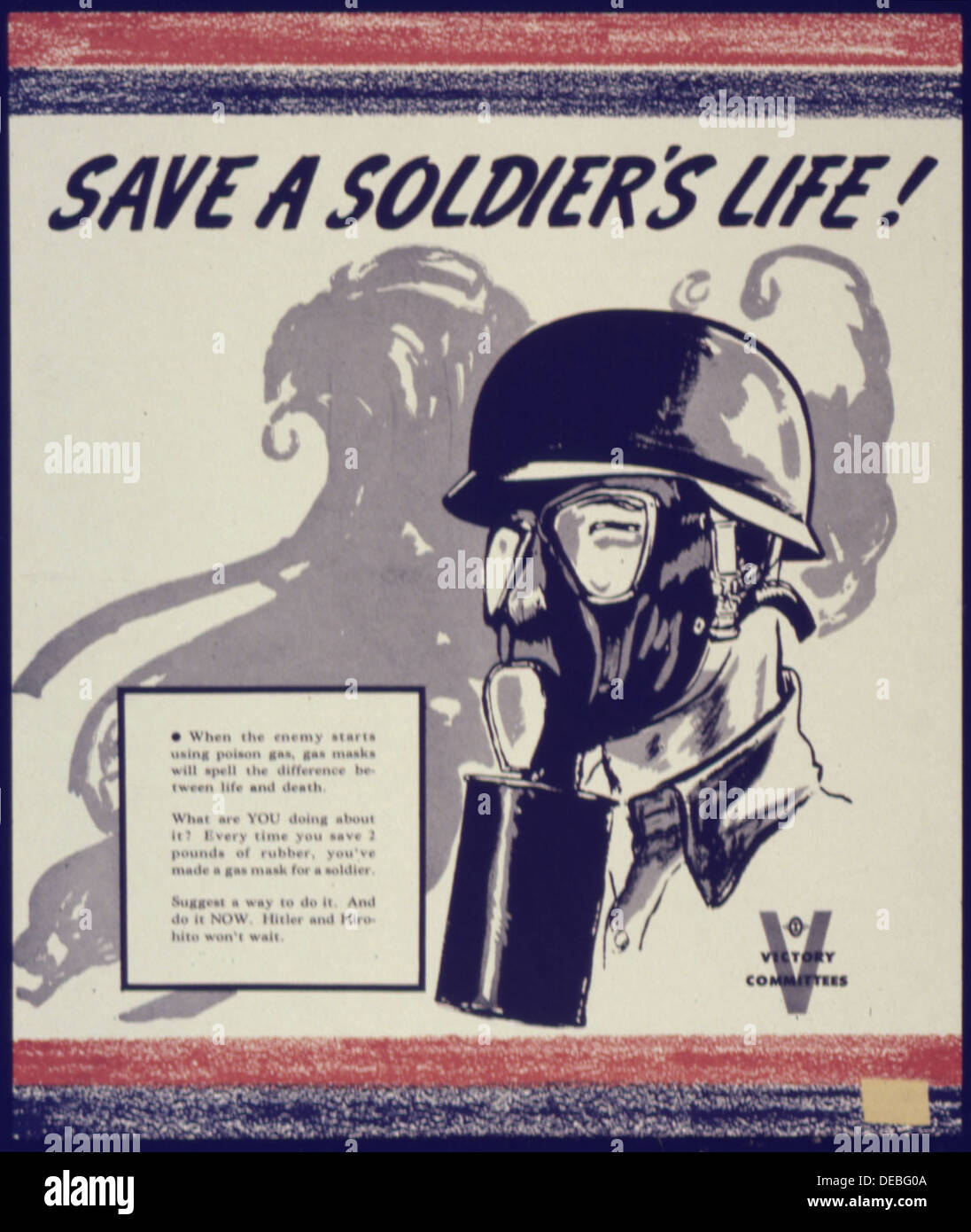 The phrase 'Save a Soldier's Life' emphasizes the importance of efforts ...