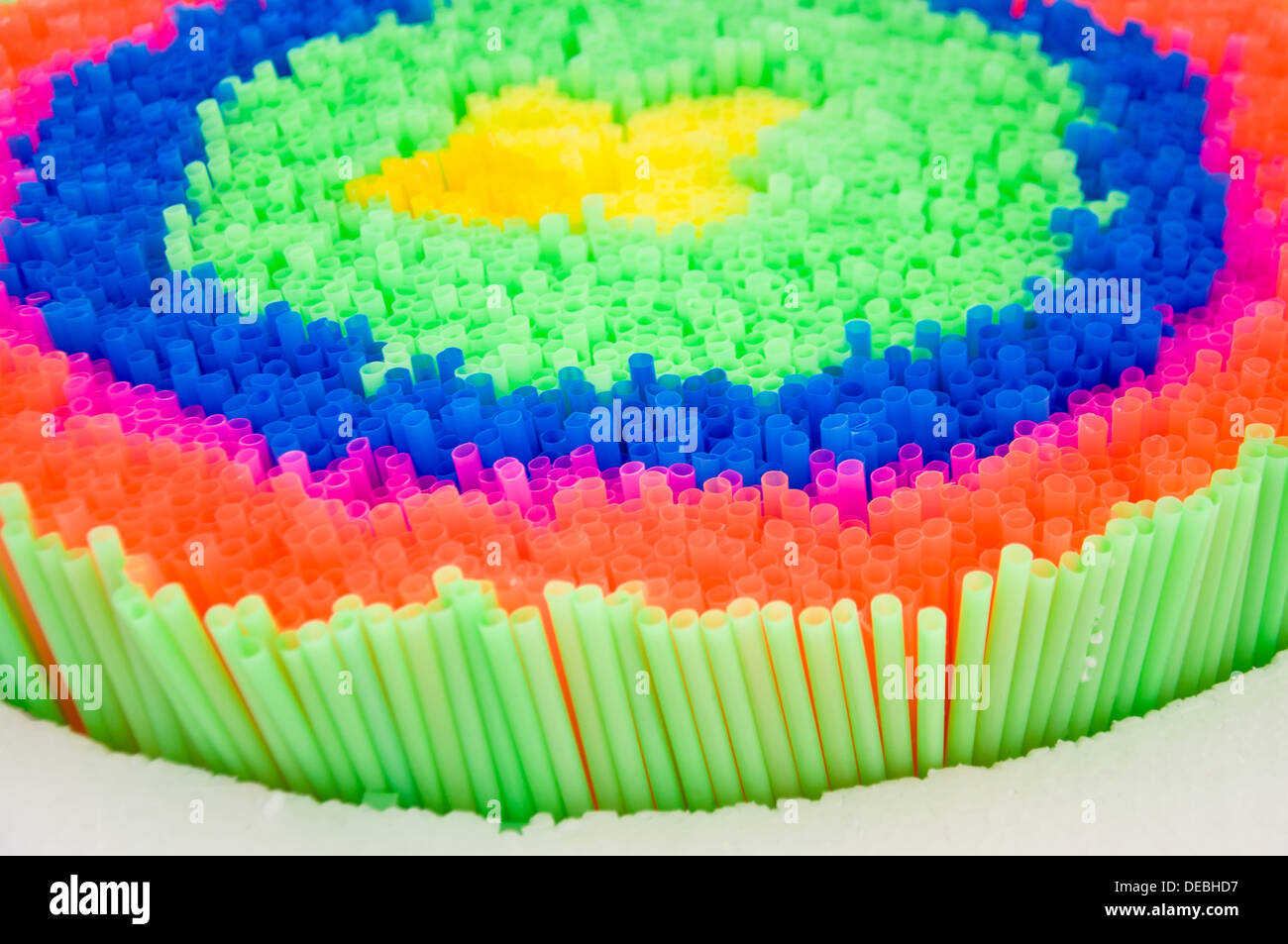 colorful of plastic tube background Stock Photo - Alamy