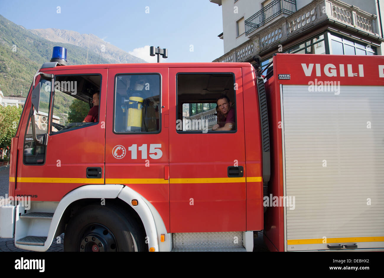 Italy fire brigade hi-res stock photography and images - Alamy