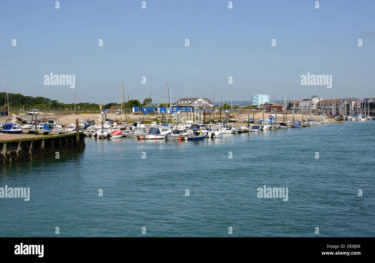 Marina on River Arun at Littlehampton. West Sussex. England Stock Photo ...