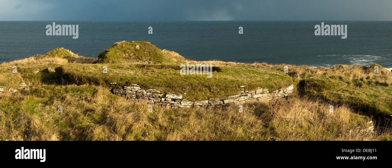 Nybster Broch, an Iron Age building near the village of Nybster ...