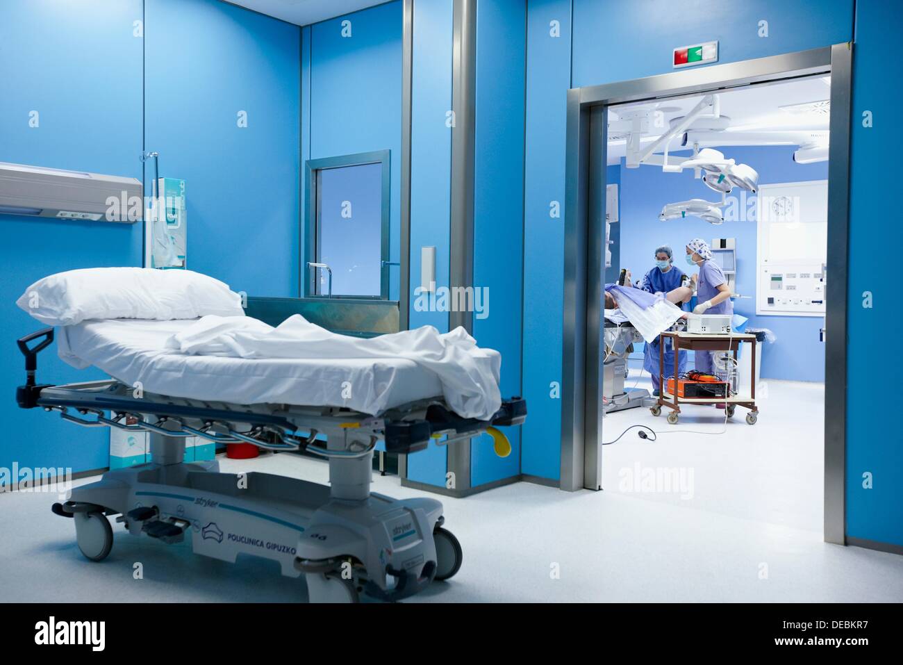 Operating room, surgical block. Hospital Policlinica Gipuzkoa, San ...