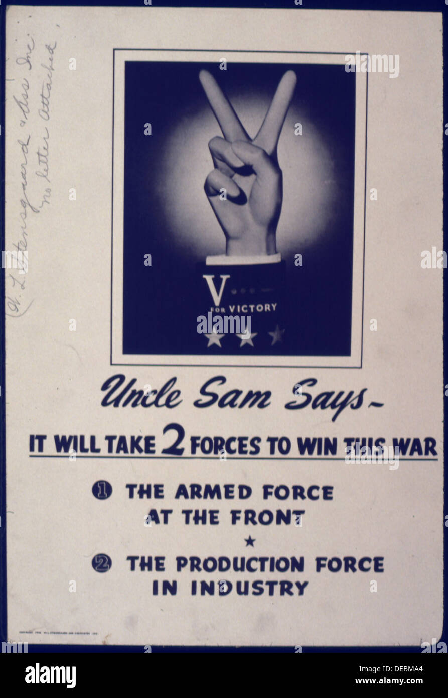 This World War II poster features Uncle Sam, emphasizing the need for ...