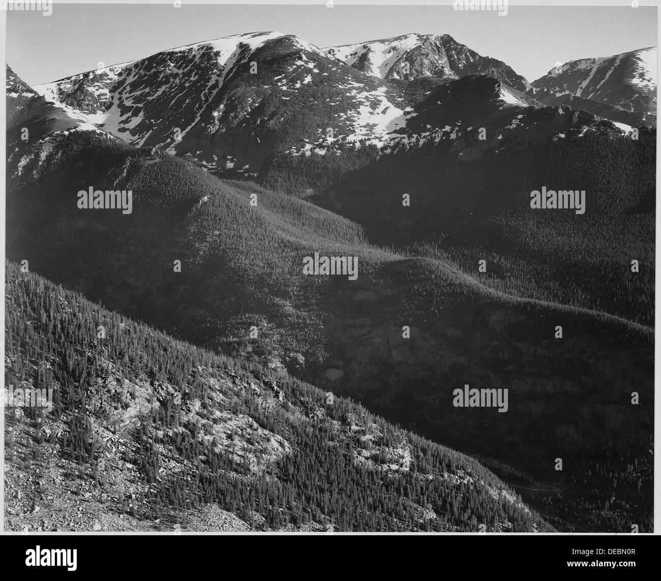 Hills rocky Black and White Stock Photos & Images - Alamy