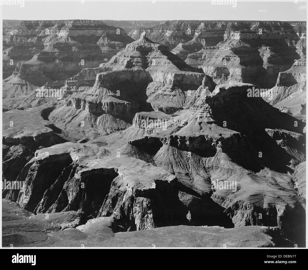 A scenic view of the Grand Canyon's distinctive rock formations ...
