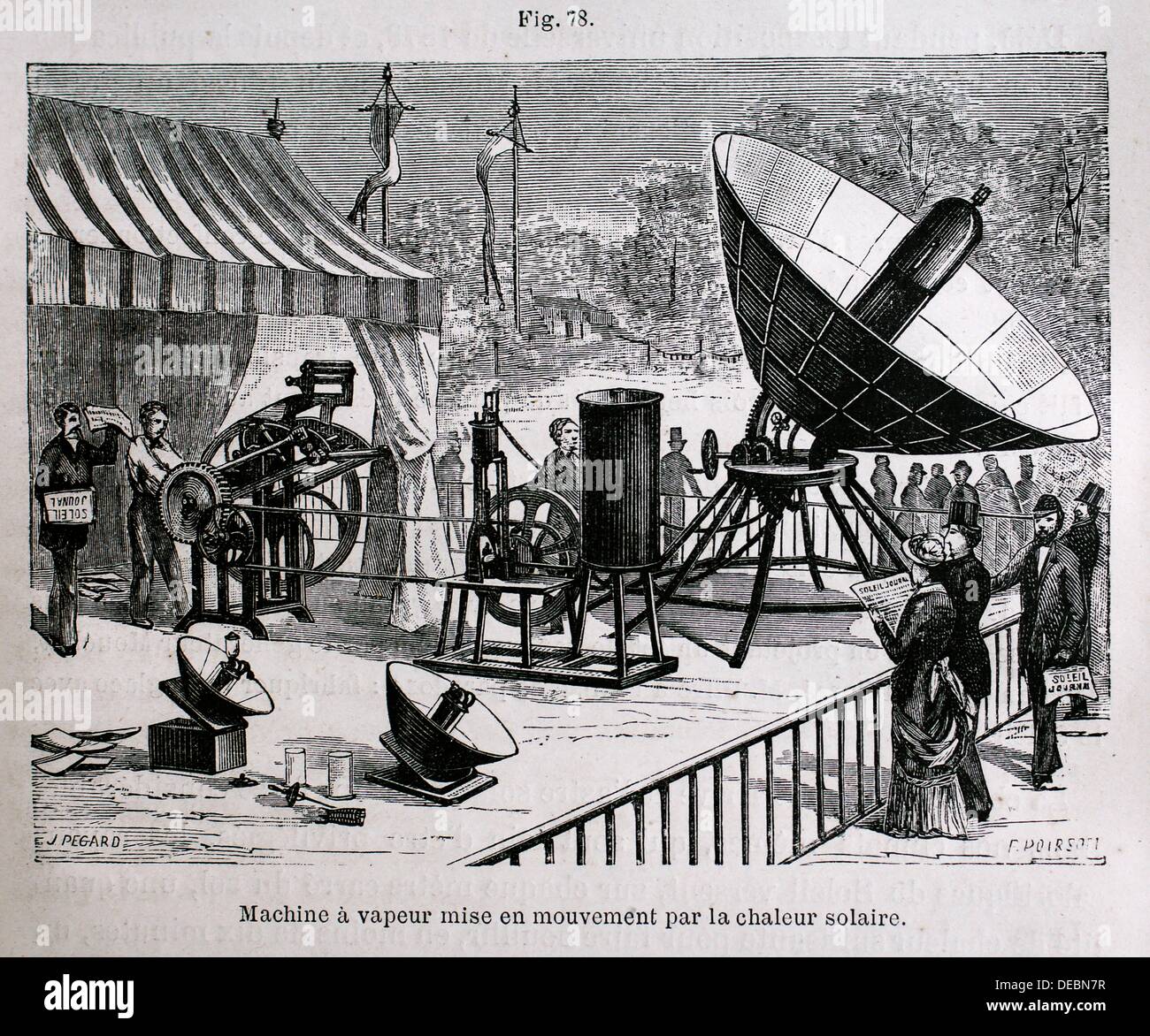 Solar powered steam engine hi-res stock photography and images - Alamy