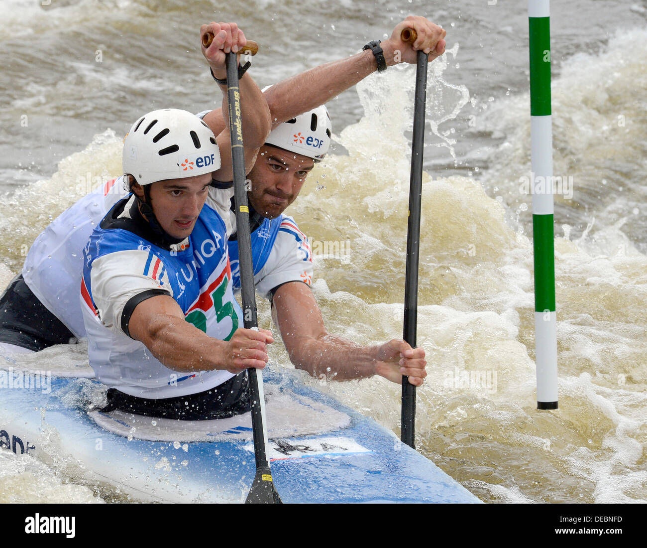 Prague, Czech Republic. 15th Sep, 2013. France´s Pierre Picco and Hugo ...