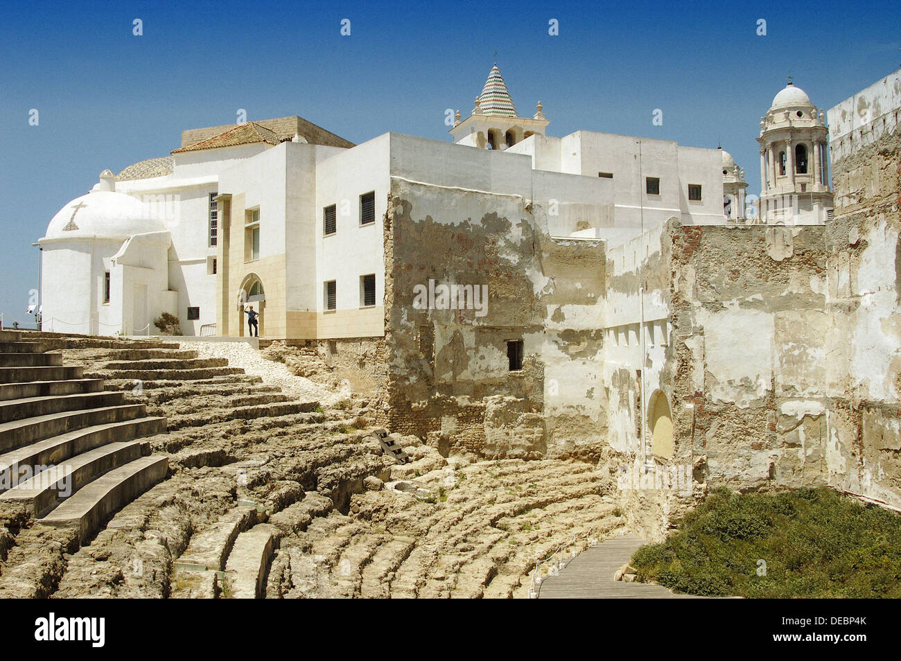 Roman theatre of cadiz hi-res stock photography and images - Alamy