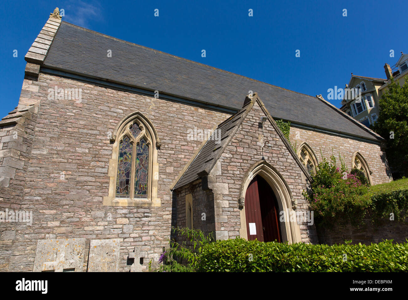 St Thomas church Kingswear near Dartmouth Devon Stock Photo - Alamy