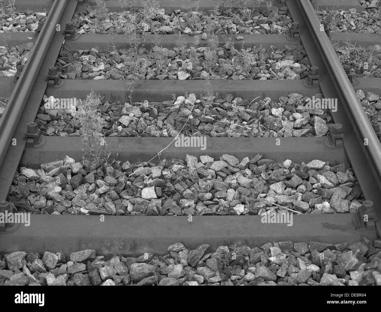 Track stones Black and White Stock Photos & Images - Alamy