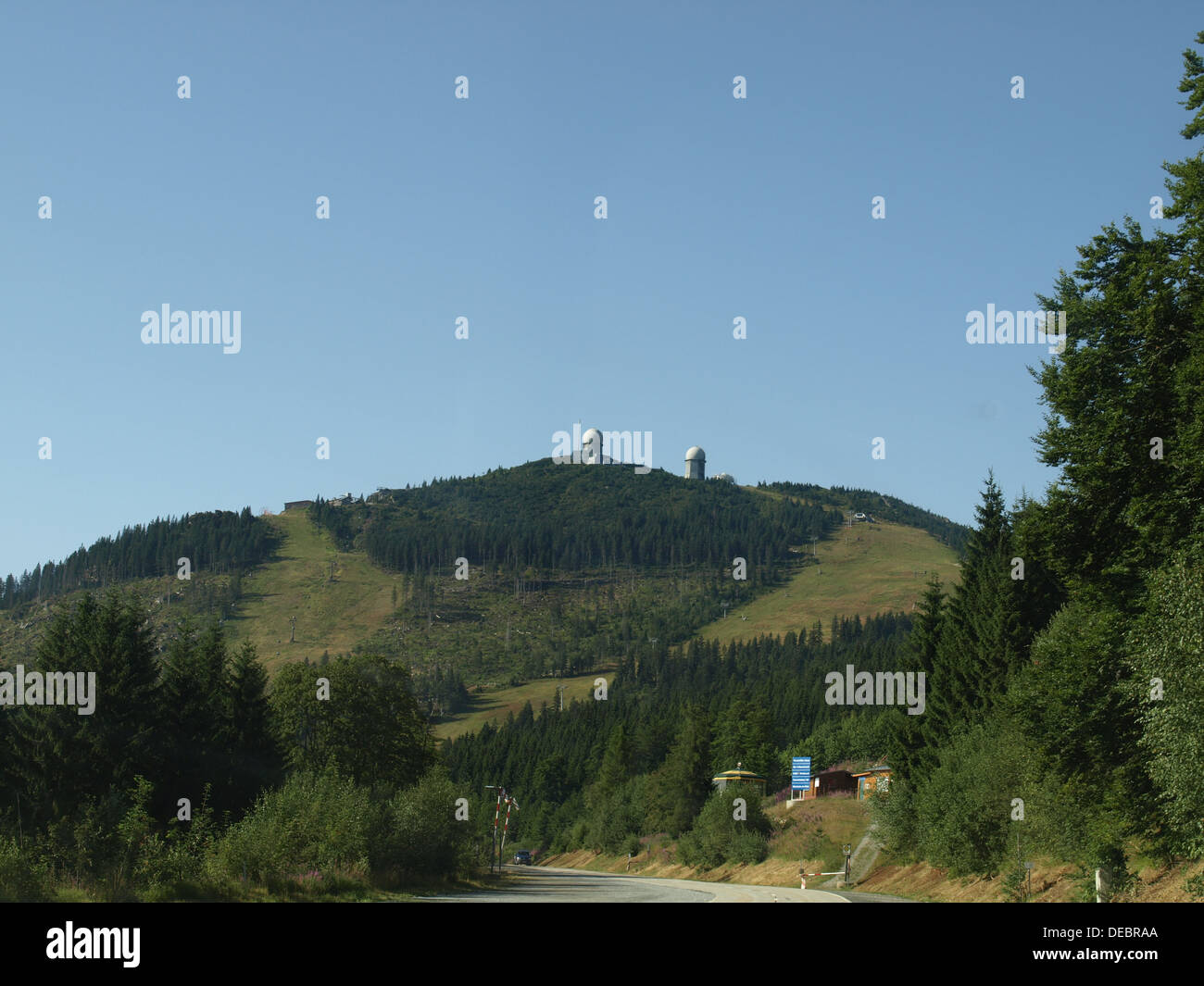 Great Arber, mountain in Bavarian Forest, Bavaria, Germany, Europe ...