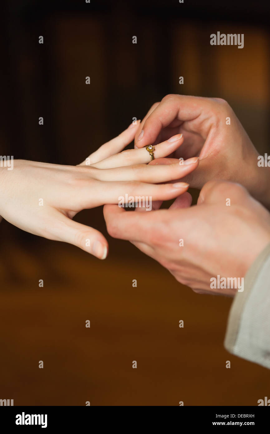 Young man putting his finger up hi-res stock photography and images - Alamy