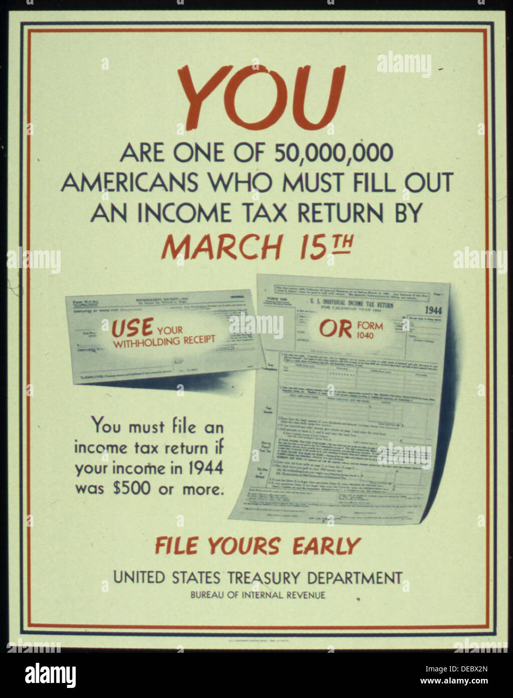 This is a reminder to Americans about the obligation to file income tax ...