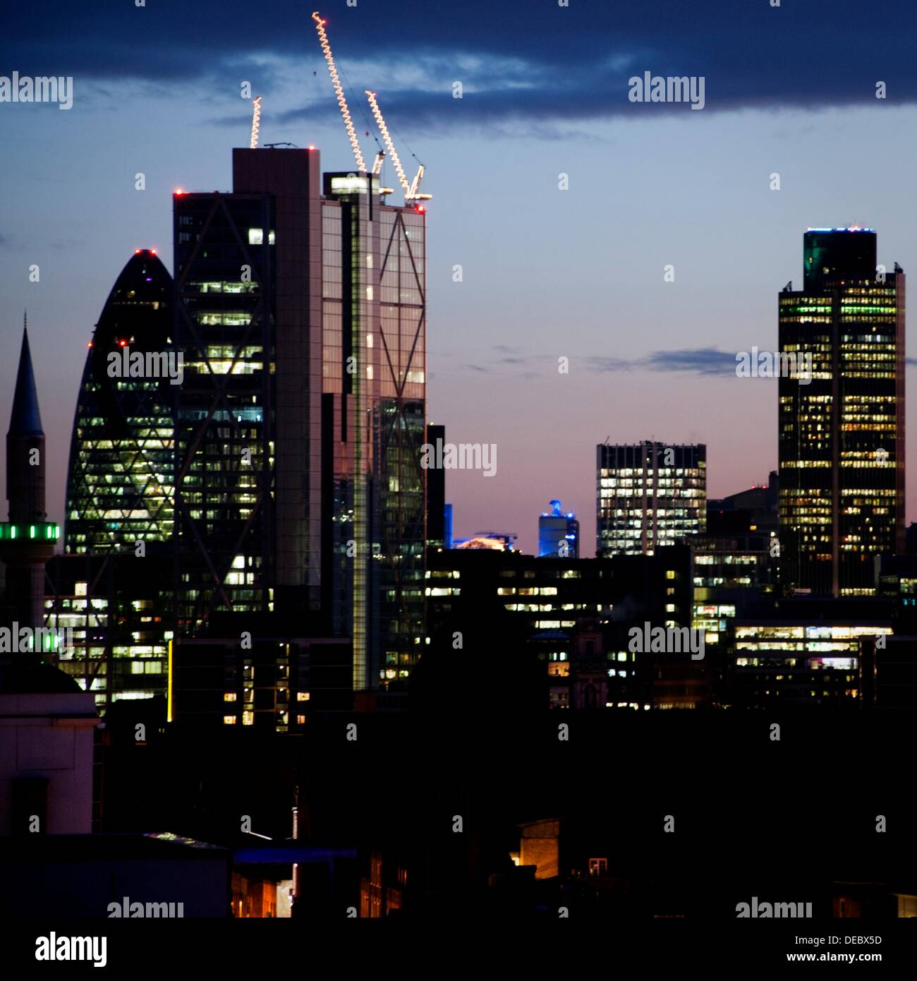 London skyline from hackney hi-res stock photography and images - Alamy