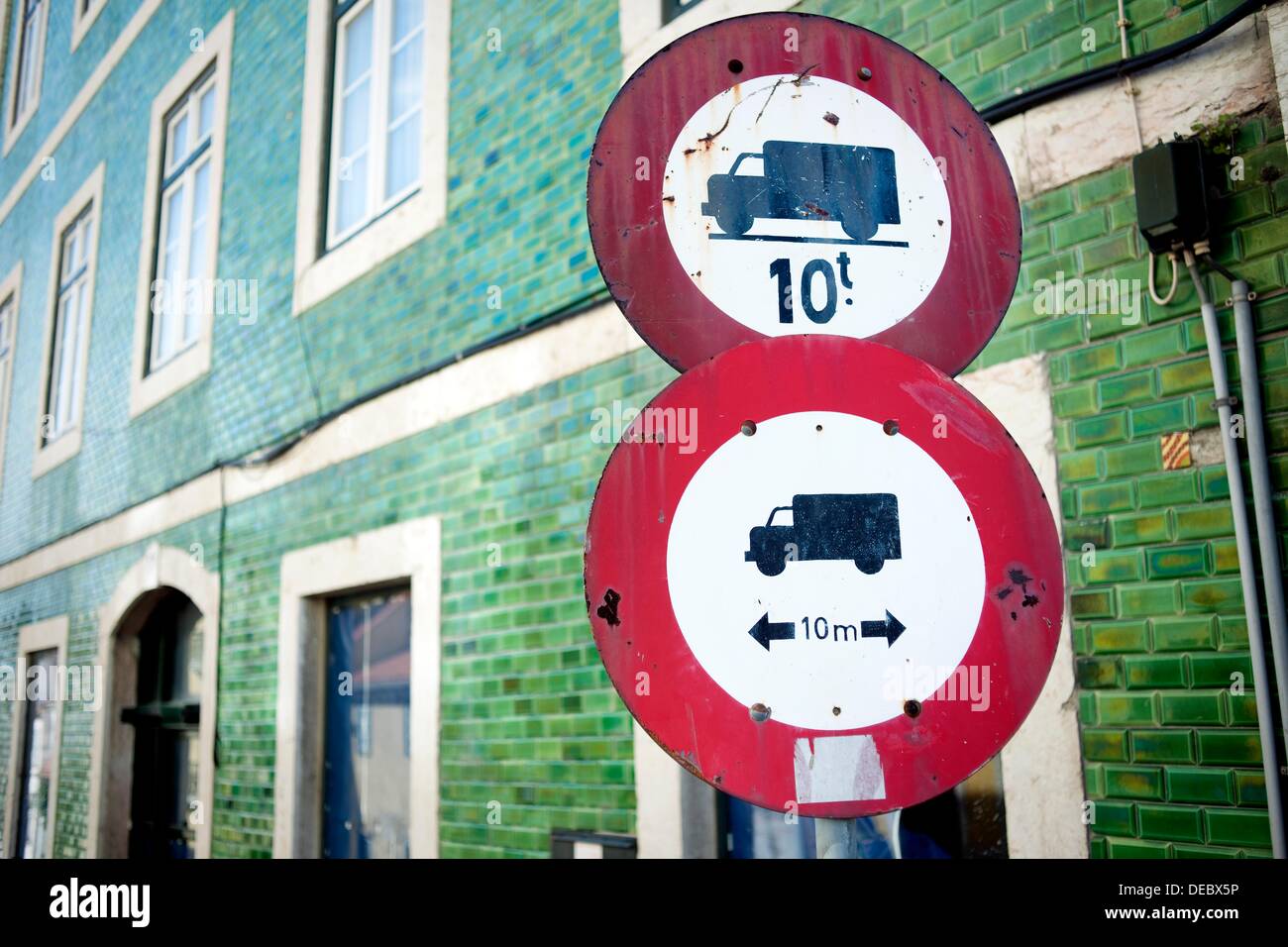 Lisbon, Portugal, Traffic signals Stock Photo - Alamy