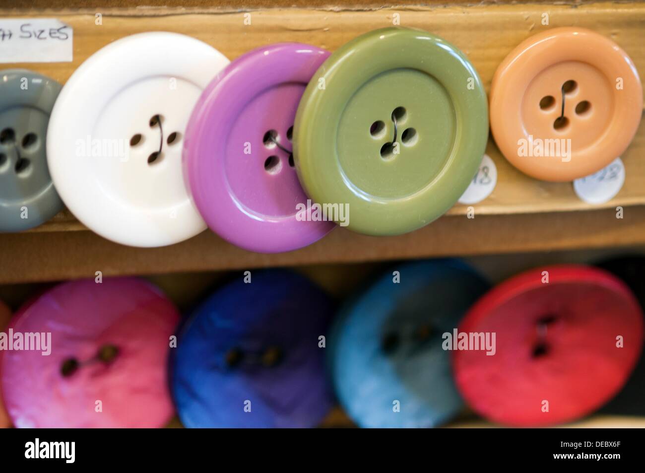 Button boxes hi-res stock photography and images - Alamy