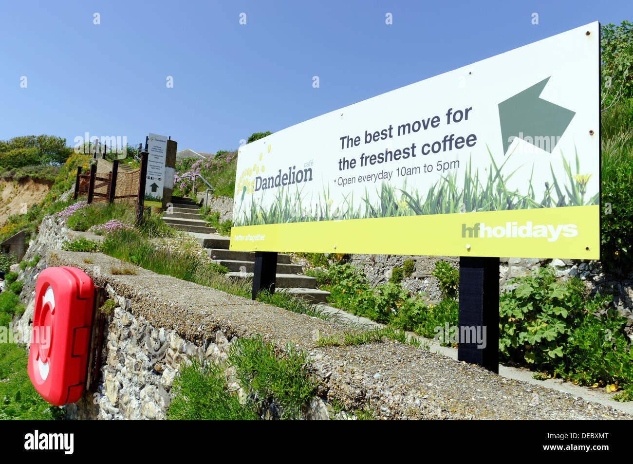 Dandelion Hotel Sign, Freshwater Bay, Freshwater, Isle of wight ...