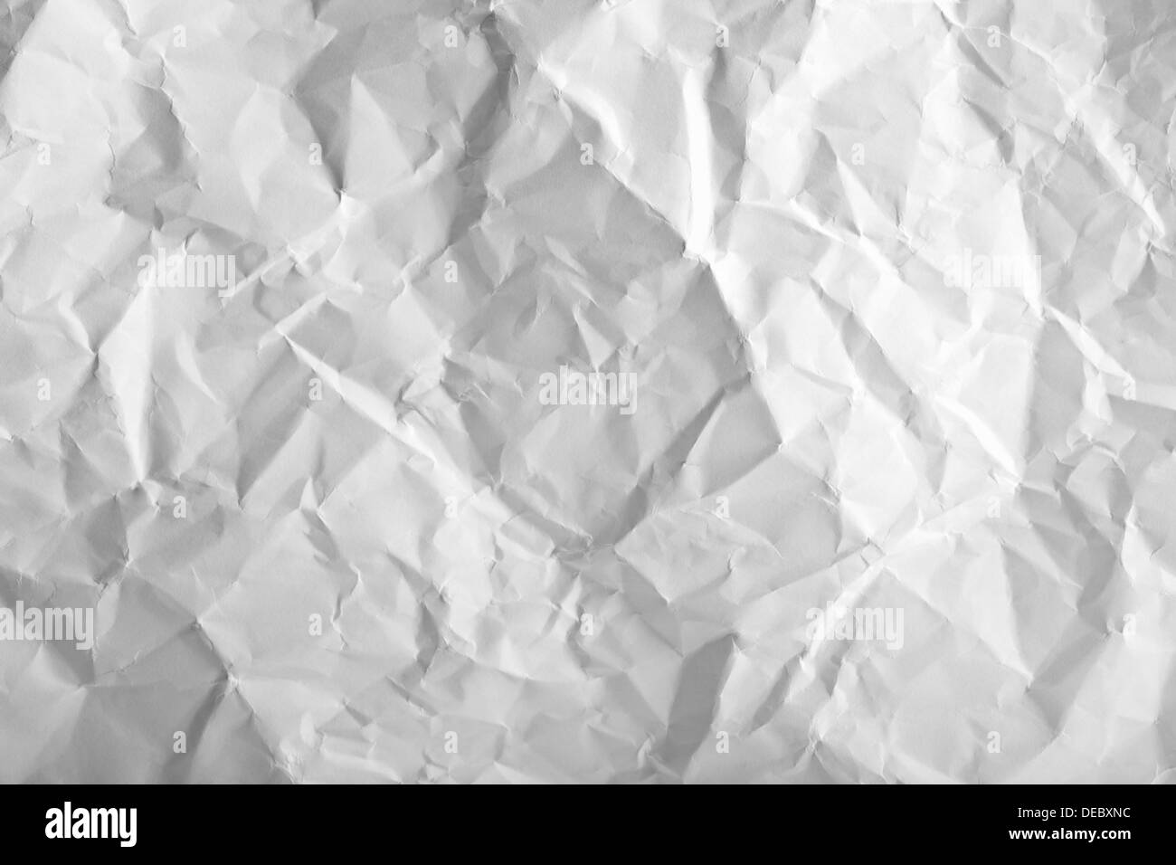 crushed white paper Stock Photo - Alamy