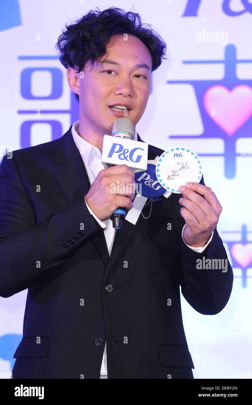 Super star Eason Chan attends commercial activity in Hong Kong,China on ...