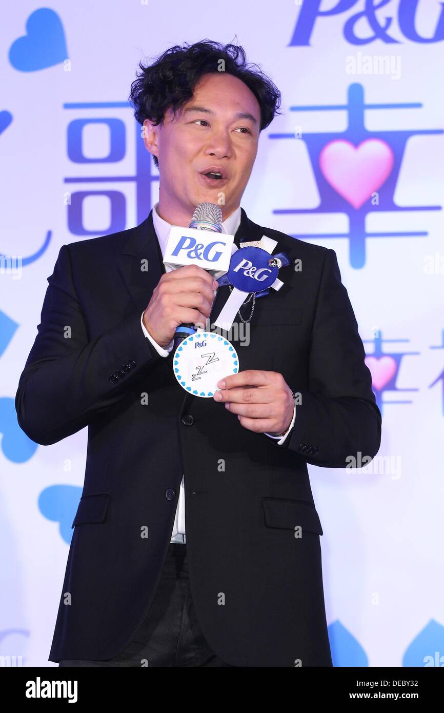 Super star Eason Chan attends commercial activity in Hong Kong,China on ...