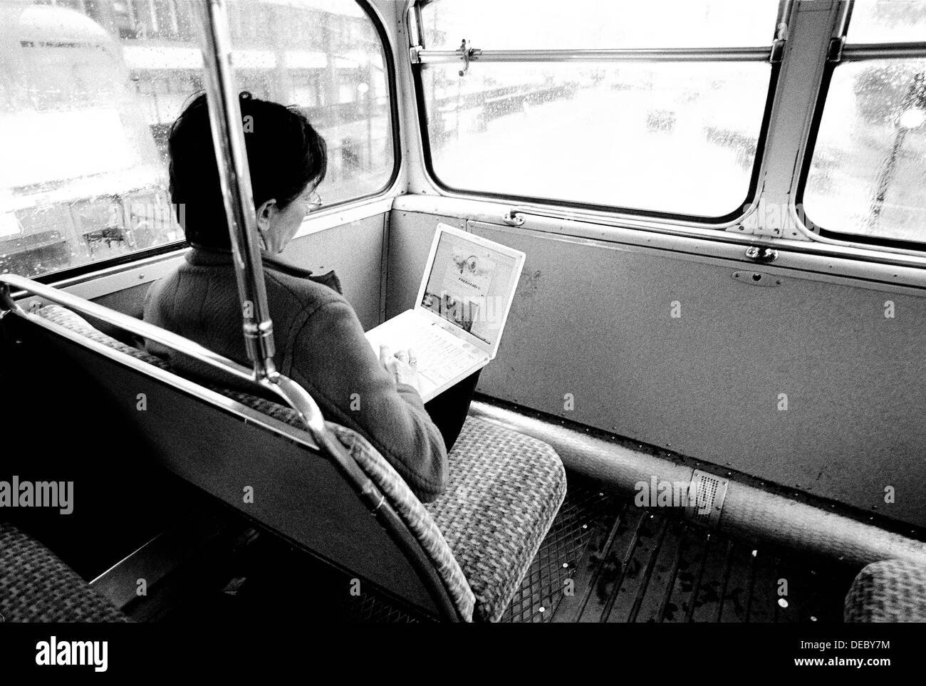 Interior single decker bus hi-res stock photography and images - Alamy