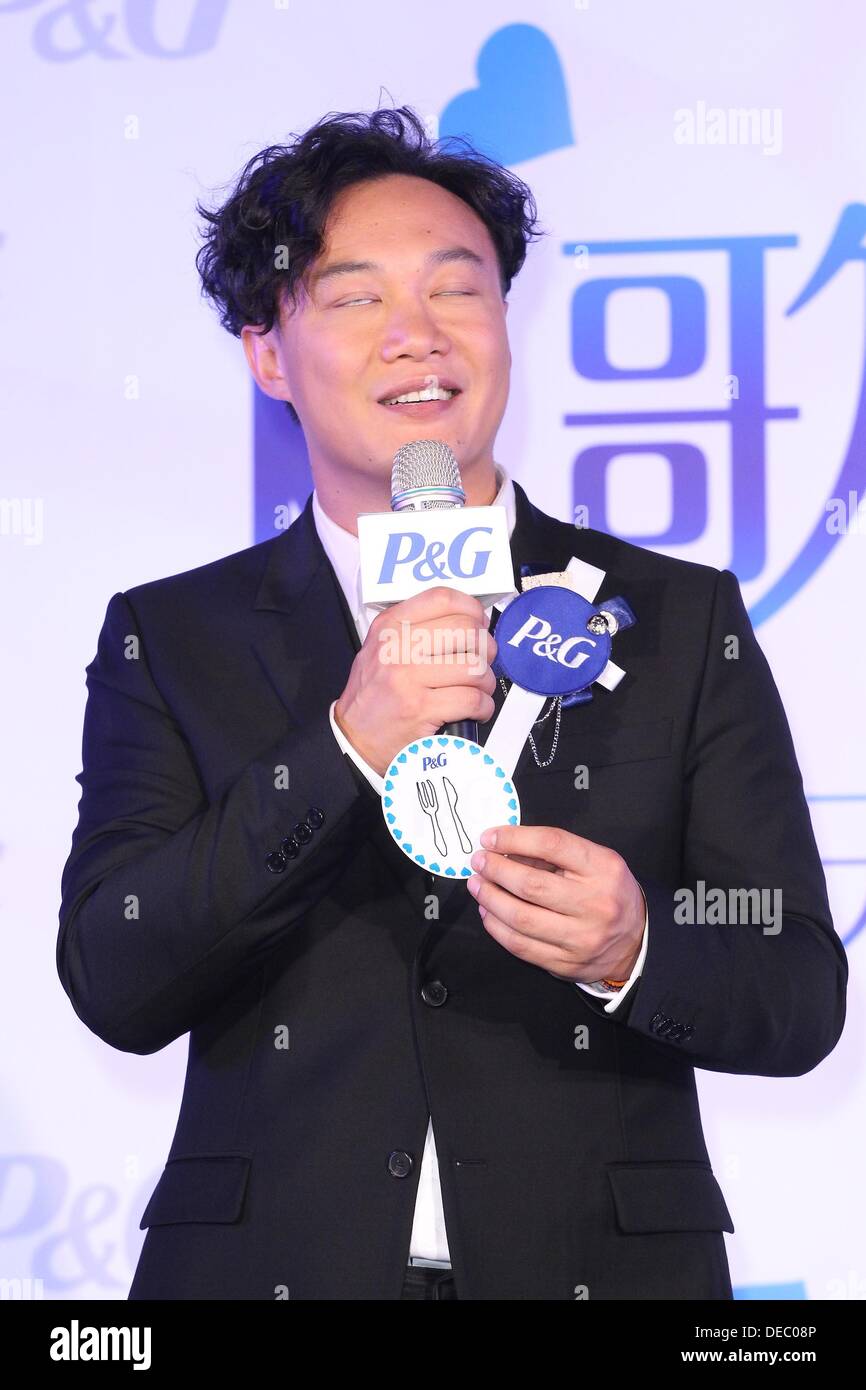 Super star Eason Chan attends commercial activity in Hong Kong,China on ...