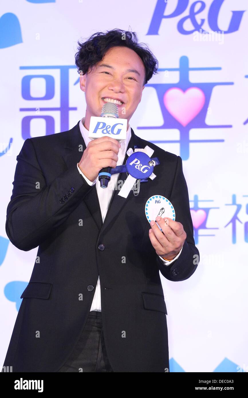Super star Eason Chan attends commercial activity in Hong Kong,China on ...