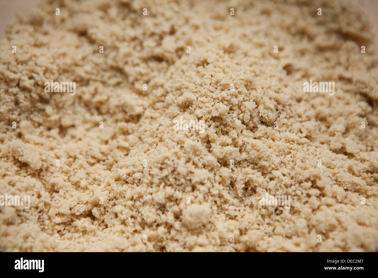 Flour, butter and sugar rubbed together to make fine crumbs. To be made ...