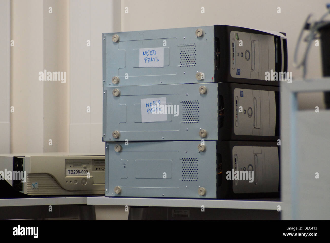 Old stacked computers hi-res stock photography and images - Alamy