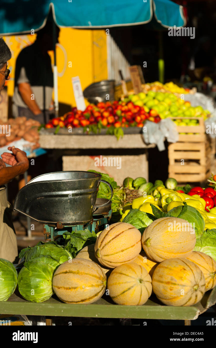 Fruits, street market, Split, region of Dalmatia, Croatia, Europe Stock ...
