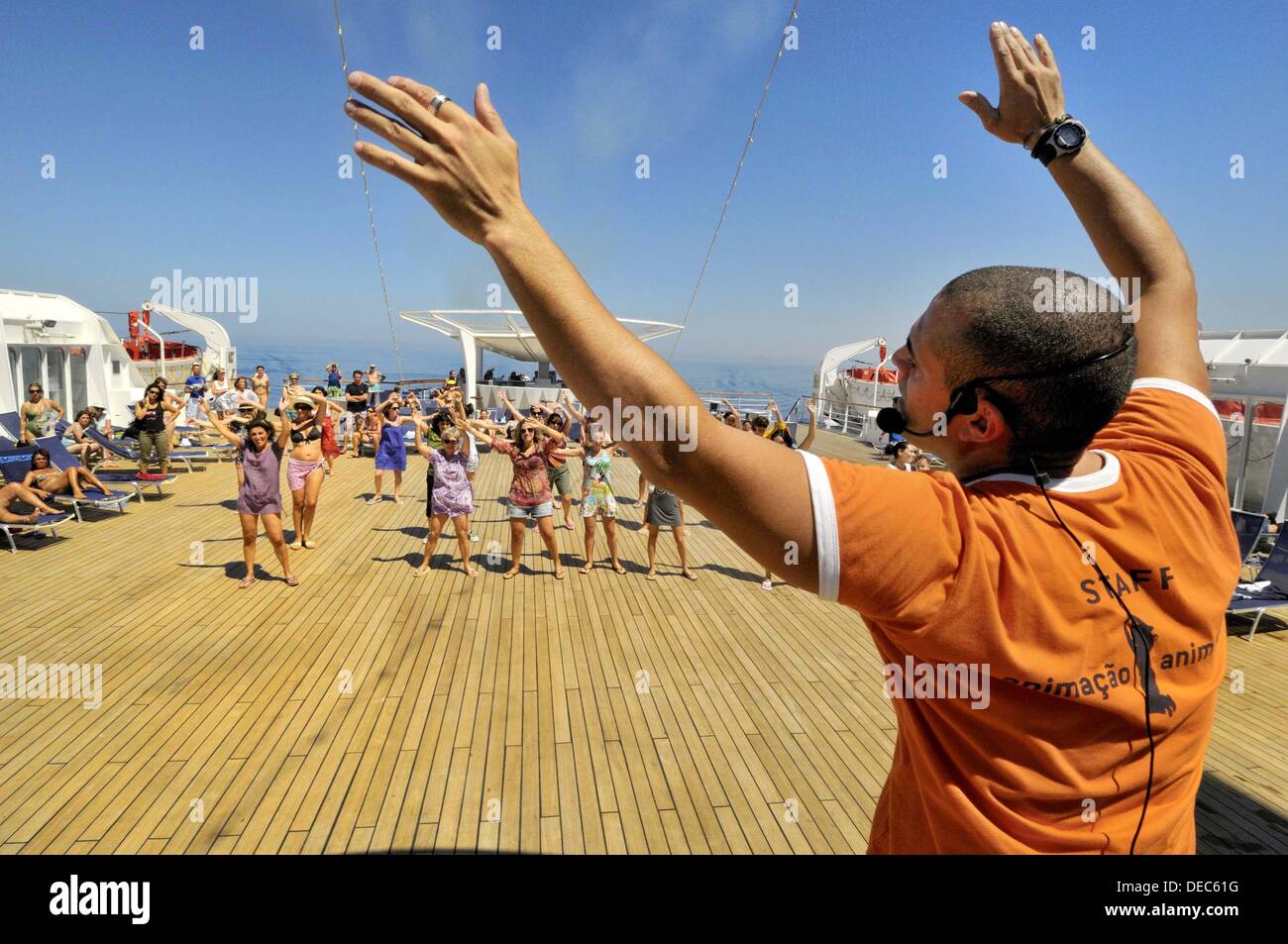 Cruise ship dance deck hi-res stock photography and images - Alamy