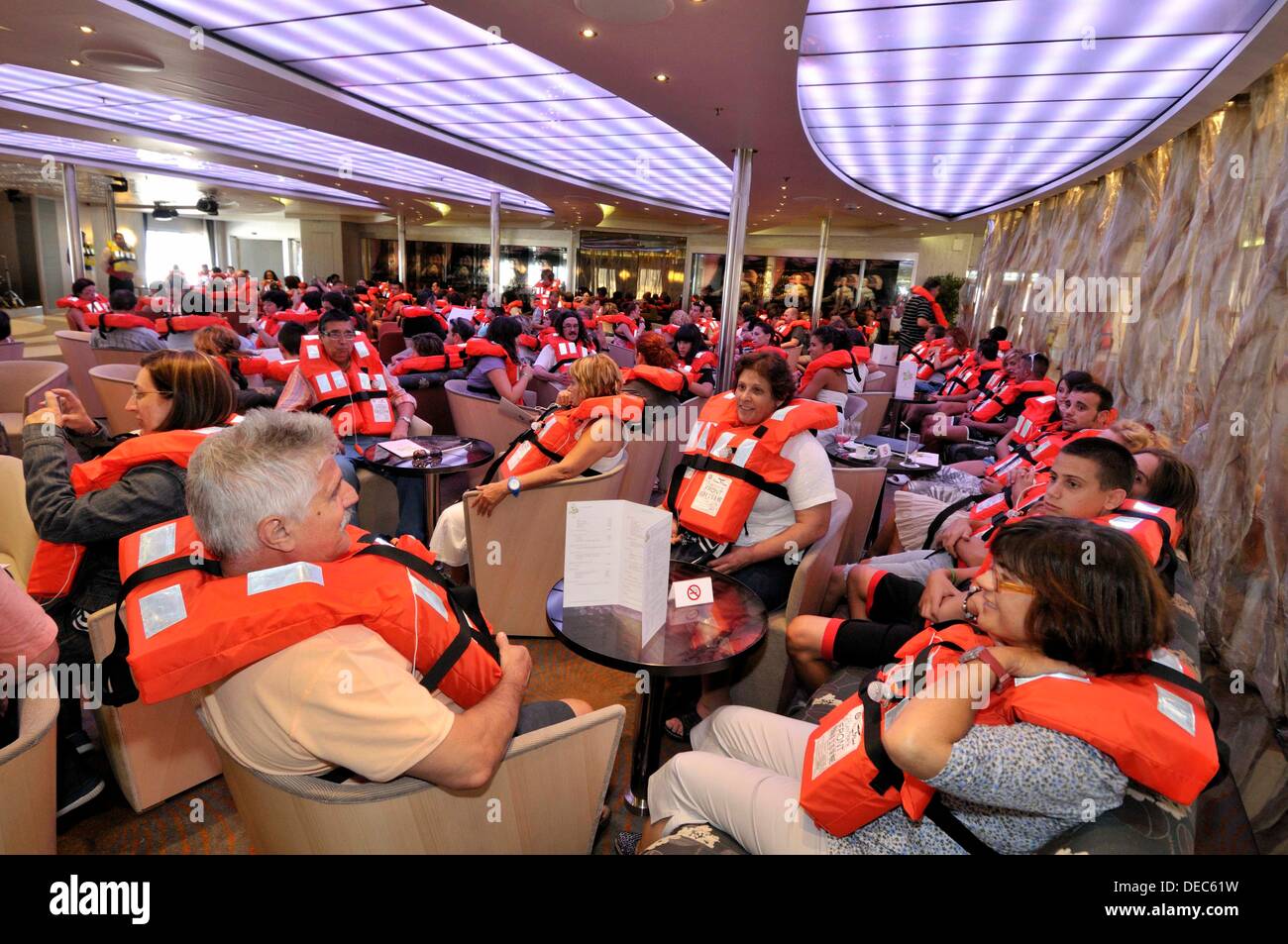 Emergency Drill In Cruise Ship Stock Photo Alamy emergency-drill-in-cruise-ship-stock-photo-alamy
