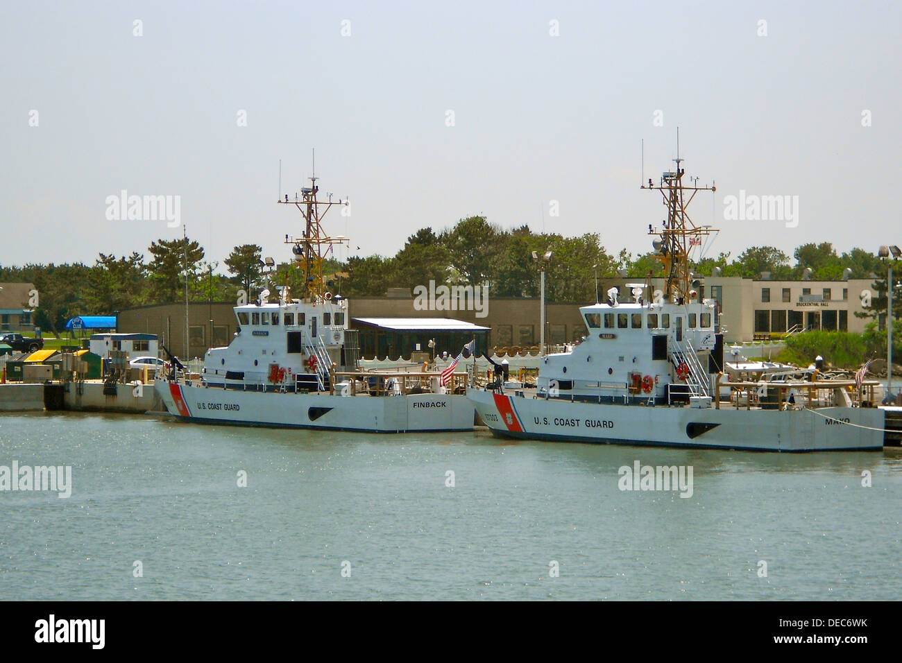The Coast Guard vessels Finback and Mako are stationed at the Cape May ...