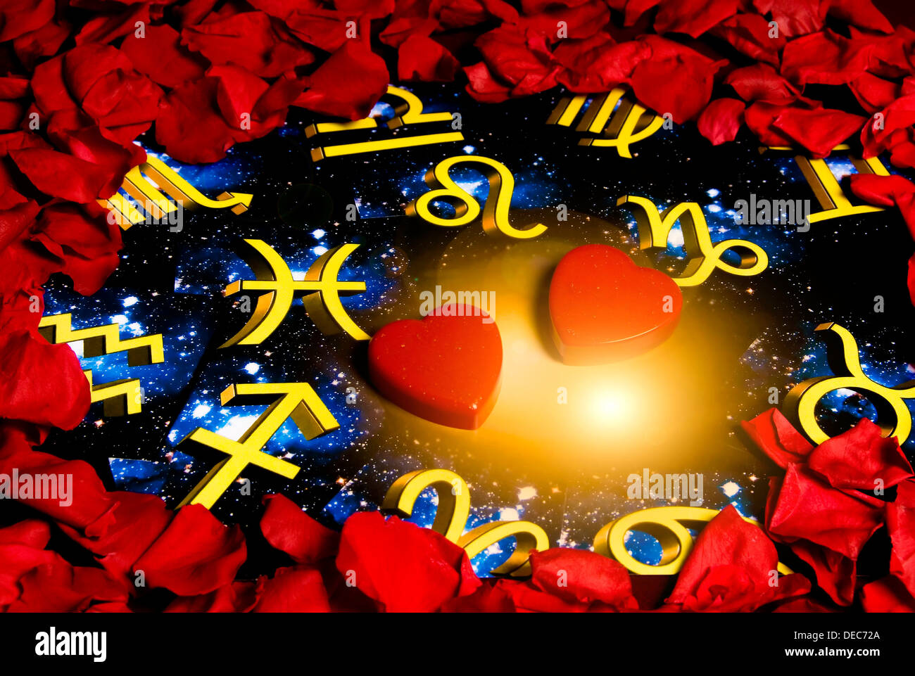 love and astrology Stock Photo - Alamy