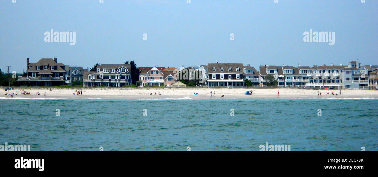 The houses along Beach Avenue in Cape May, New Jersey, are part of the ...