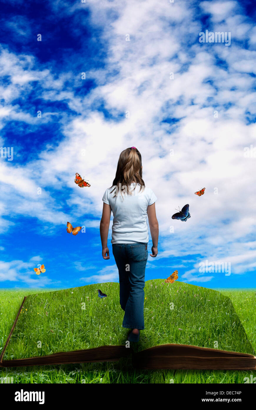Walking with butterflies hi-res stock photography and images - Alamy