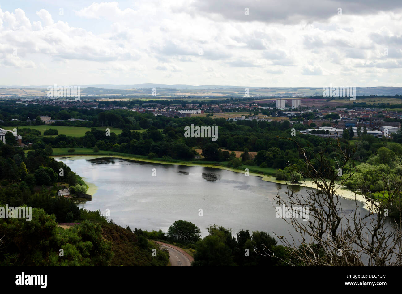 Duddingston Loch from Holyrood Park, Edinburgh, Scotland Stock Photo ...