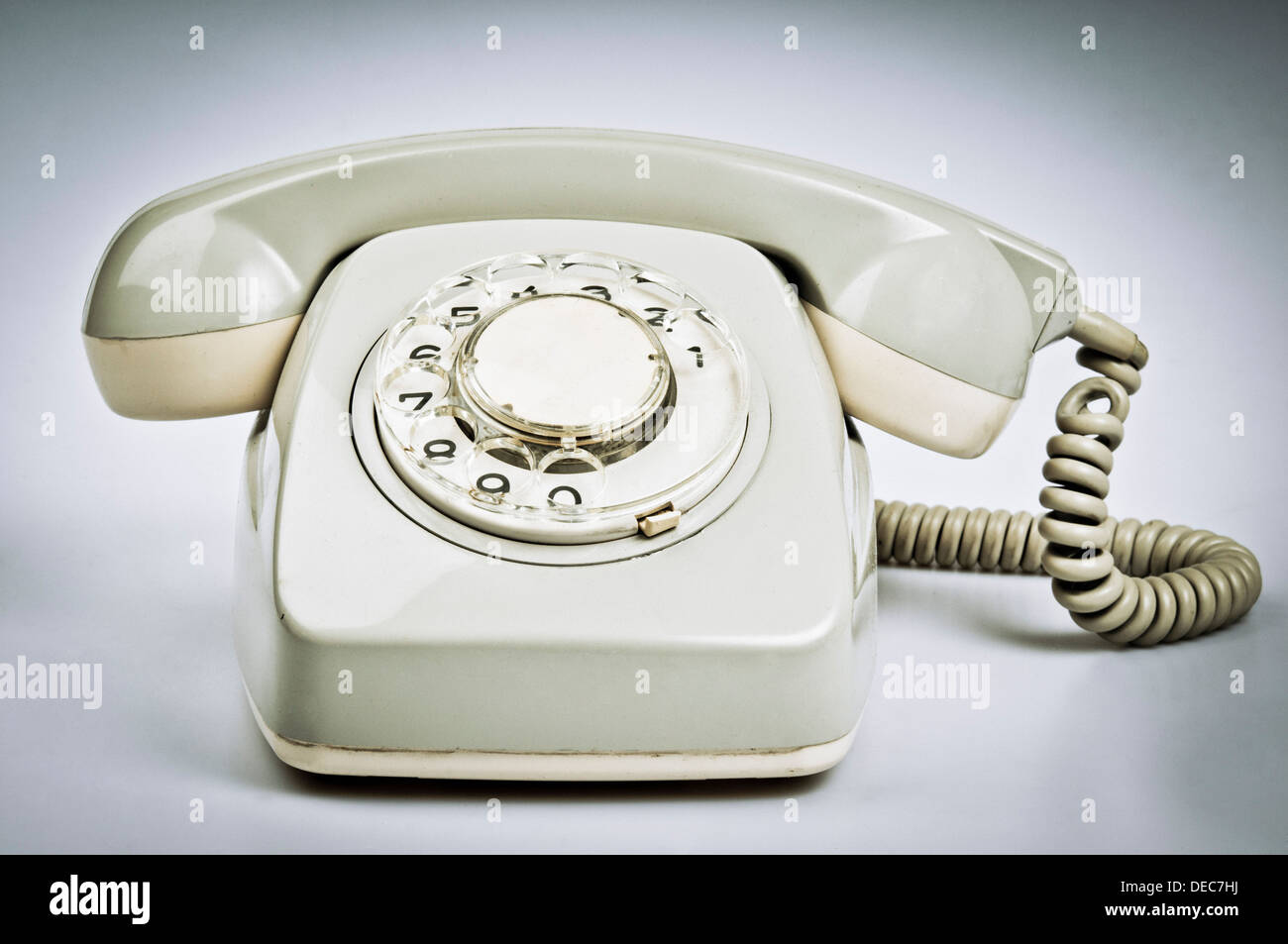 retro rotary dial telephone Stock Photo - Alamy