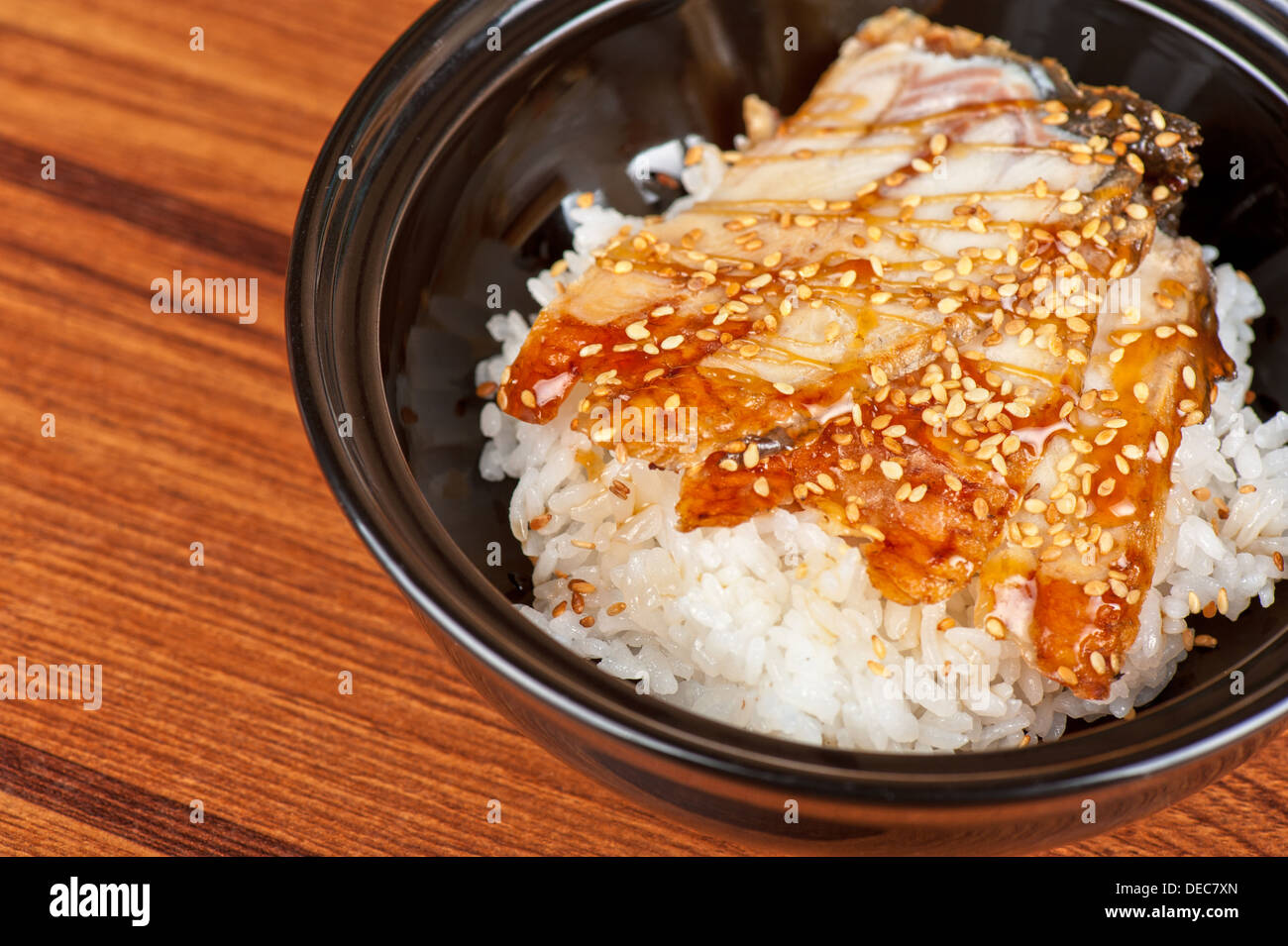 eel with rice Stock Photo - Alamy