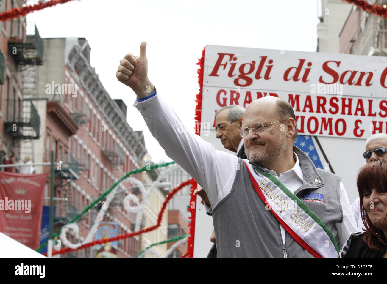 Manhattan, New York, USA. 14th Sep, 2013. Republican candidate for NYC ...