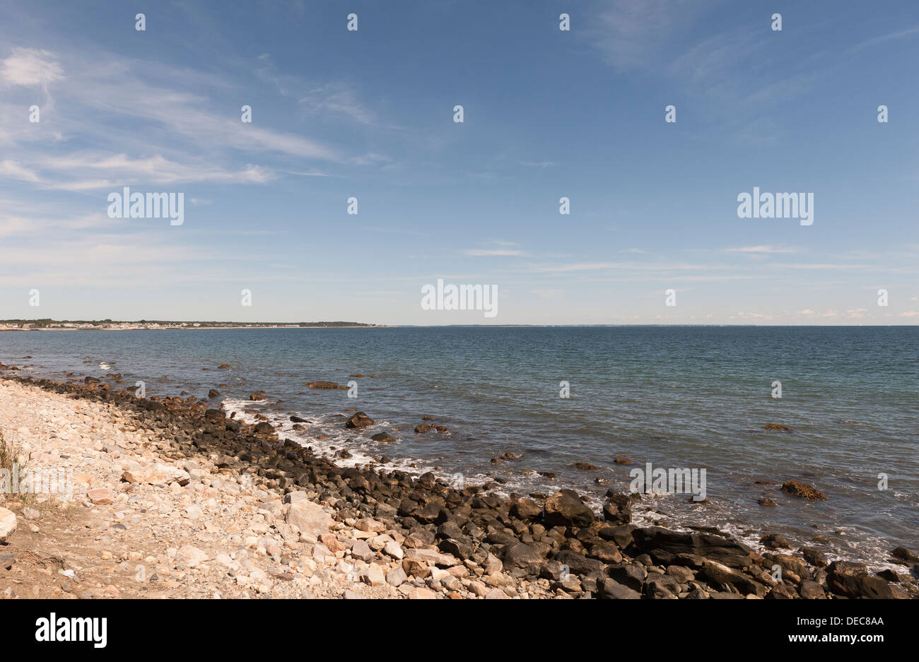 Rhode Island Ocean Shoreline Point Judith, Rhode Island New England ...