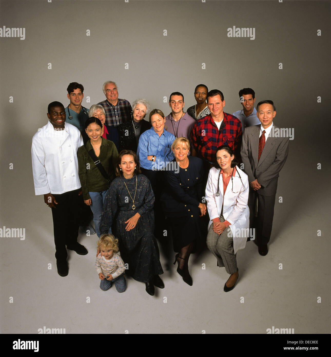 Group different professionals High Resolution Stock Photography and ...