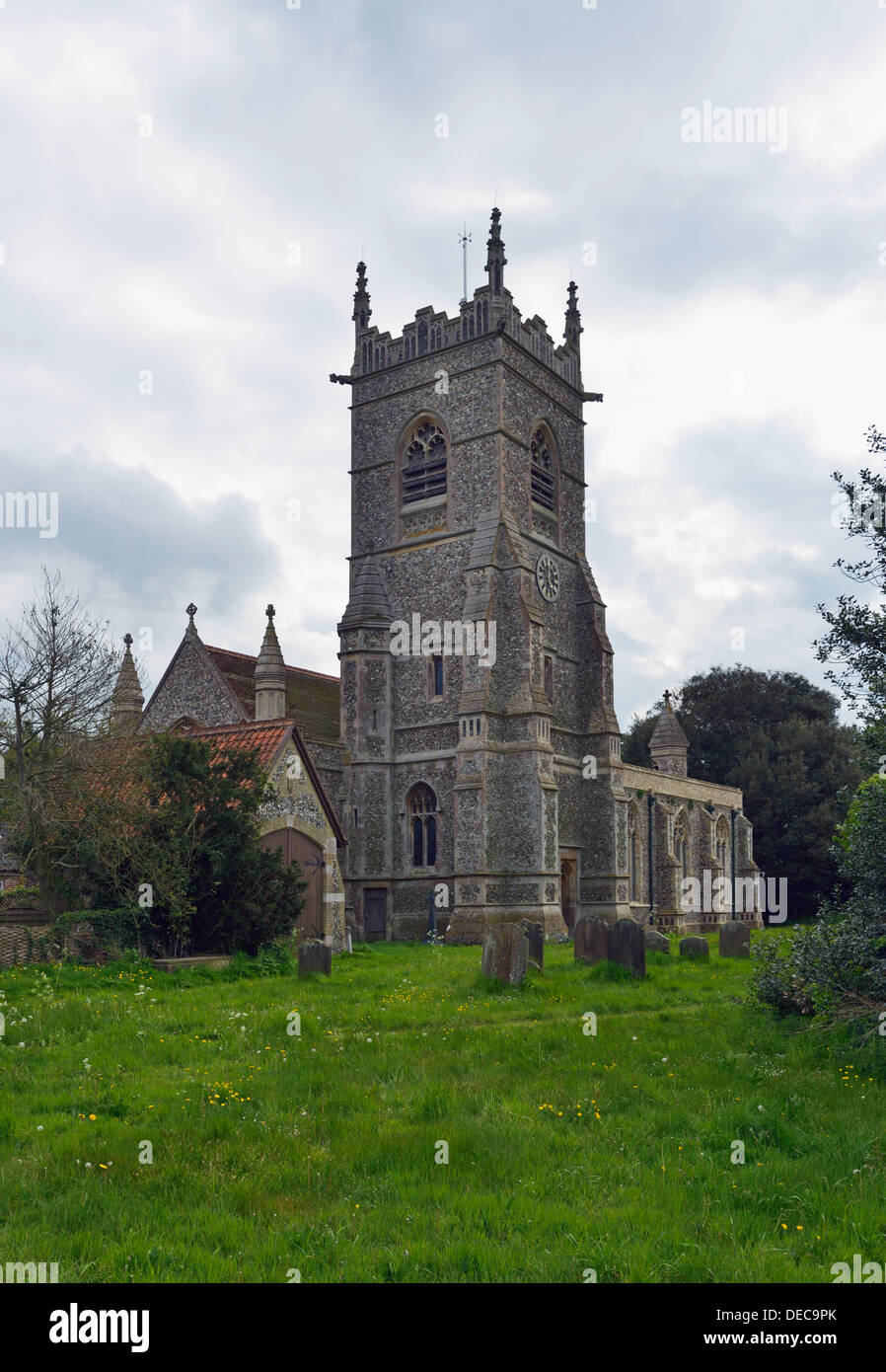 Church of Saint Peter and Saint Paul. Wangford, Suffolk, England ...