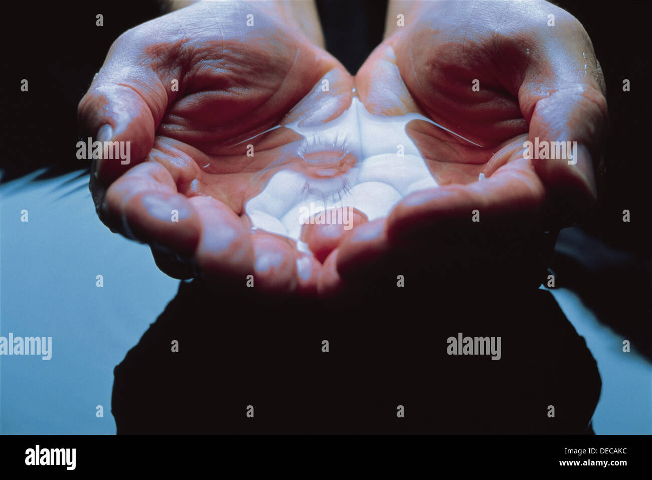 Hands Cupping Water High Resolution Stock Photography and Images - Alamy