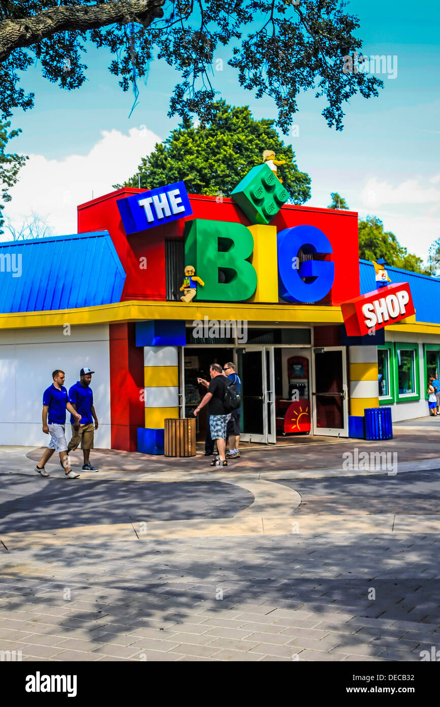 The BIG Shop in Legoland Theme Park Florida Stock Photo - Alamy