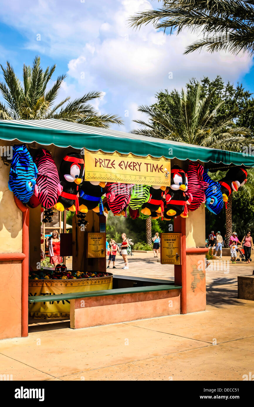 Throw a ball and hopefully win a prize at Legoland Theme Park Florida ...