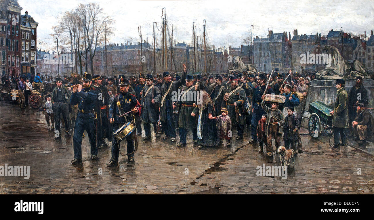 Transport of colonial soldiers1883 Isaac Israels 1865-1934 Dutch ...